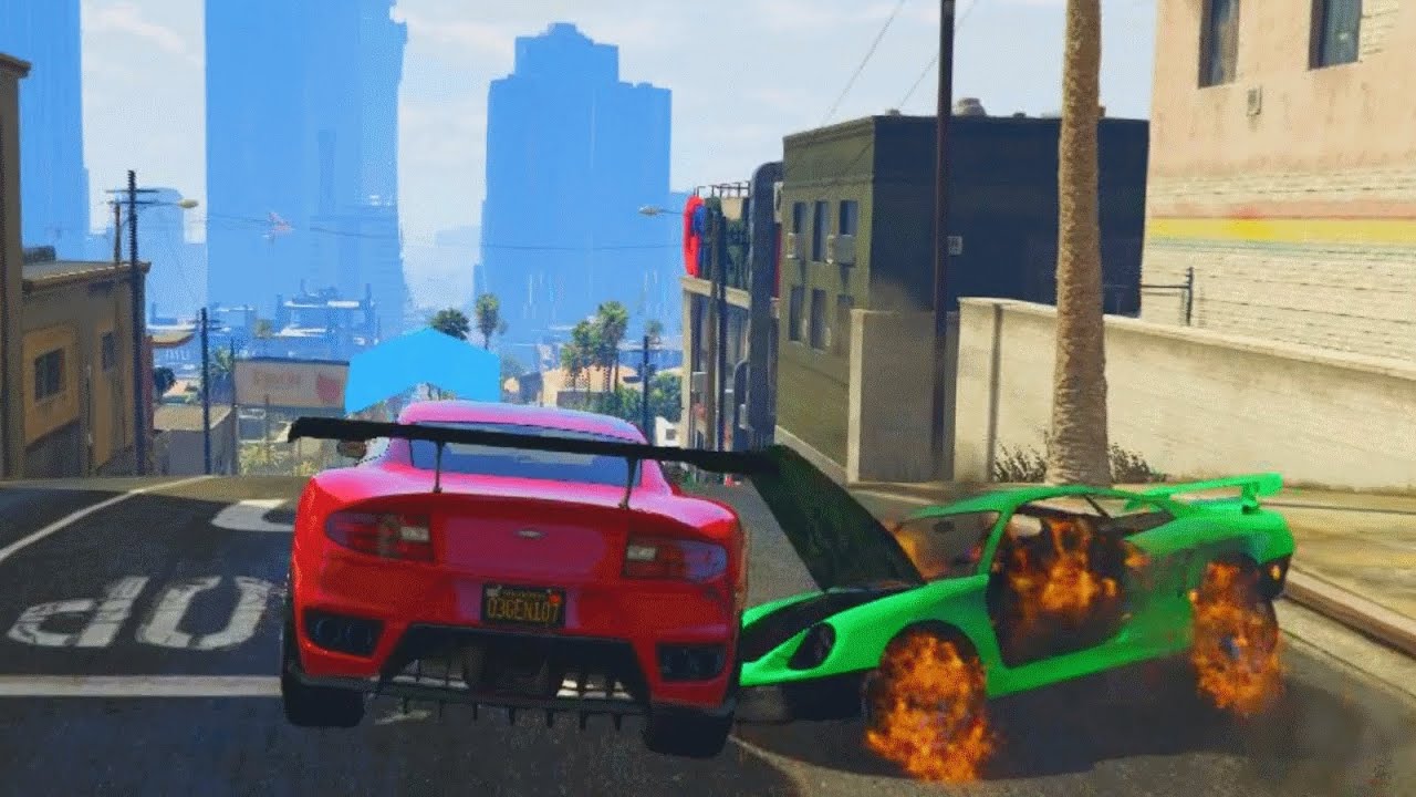CRAZY TROLL PROXIMITY MINE RACE! (GTA V Funny Moments) - YouTube