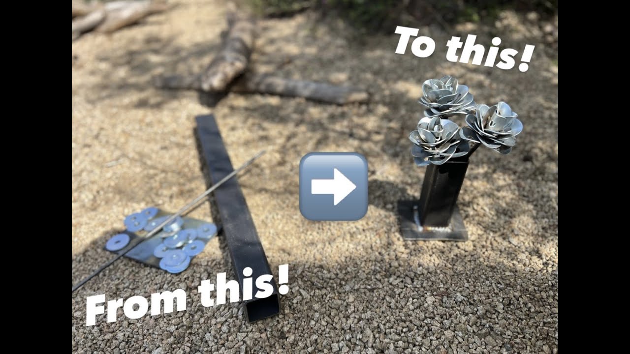 How to make metal roses - YouTube
