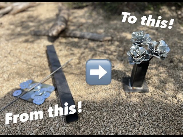 How To Make A Metal Rose Welding