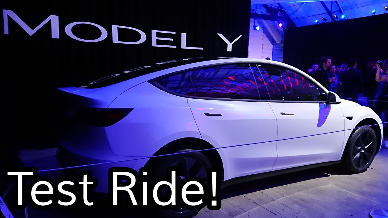 Tesla Model Y Test Ride! - YouTube