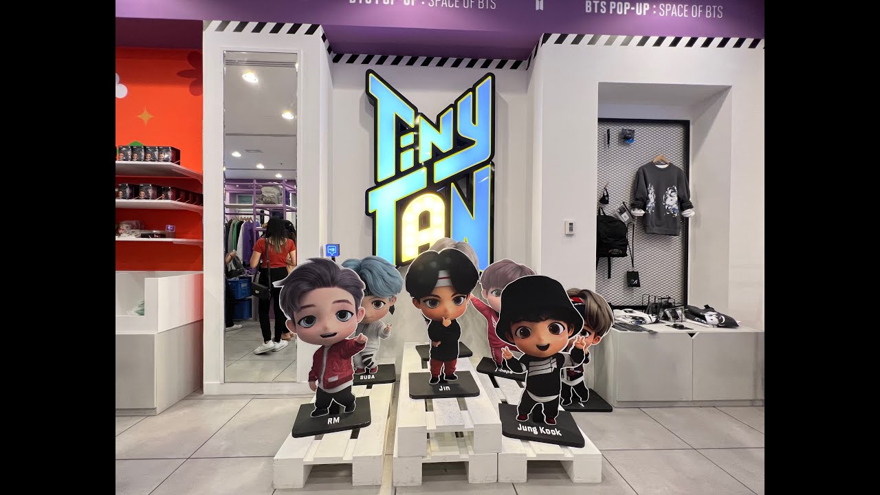 BTS POP-UP Store Dubai - YouTube