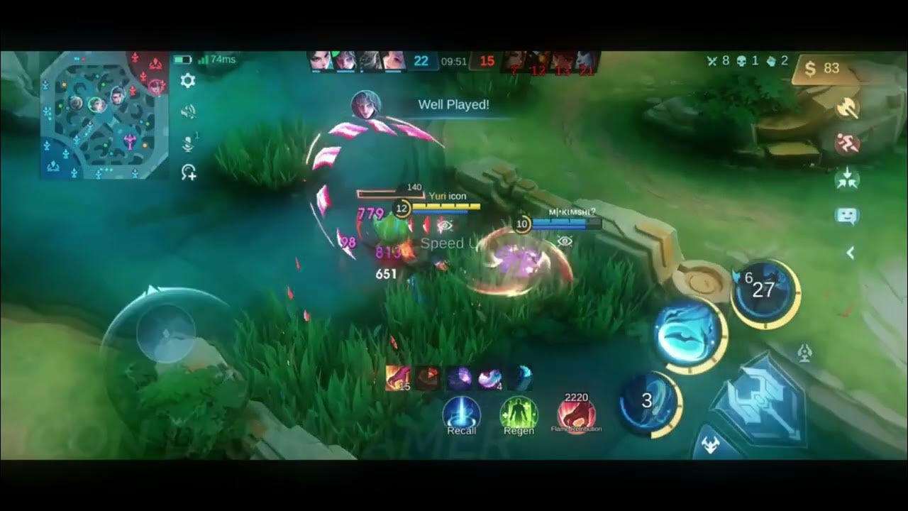 AAMON INSANE NUCLEAR DAMAGE BEST ONE SHOT COMBO -MLBB - YouTube