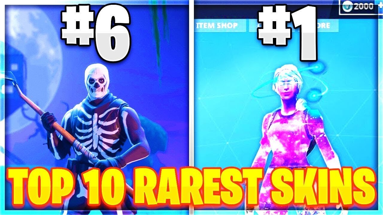 10 RAREST SKINS TO EVER EXIST in Fortnite!! - YouTube