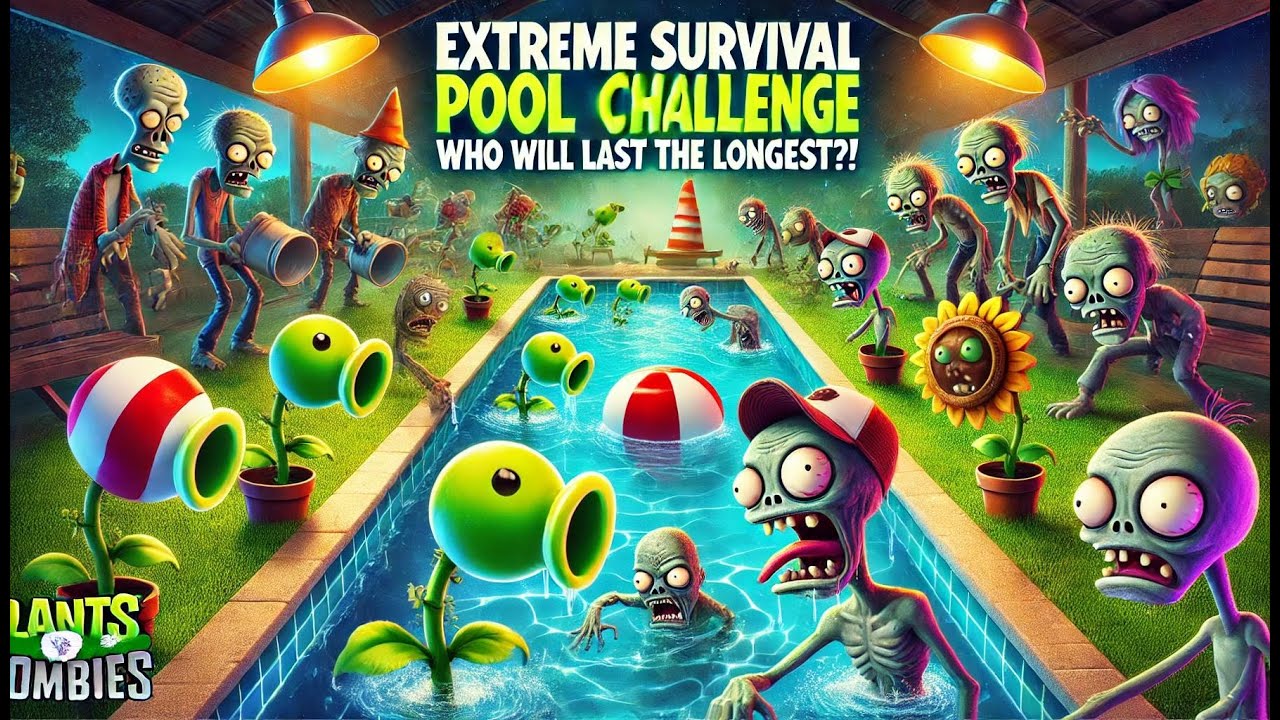"Extreme Survival Pool Challenge: Who Will Last the Longest?!" level 2 ...