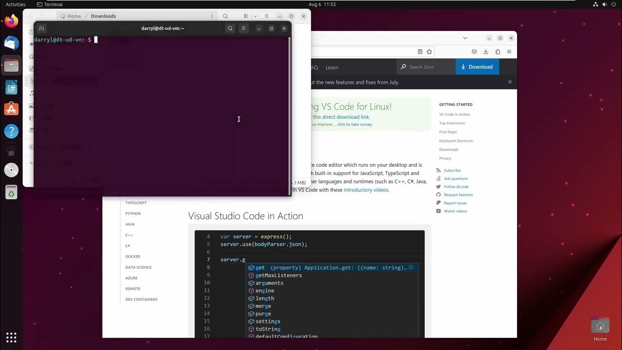Install Visual Studio Code quickly on Ubuntu - YouTube