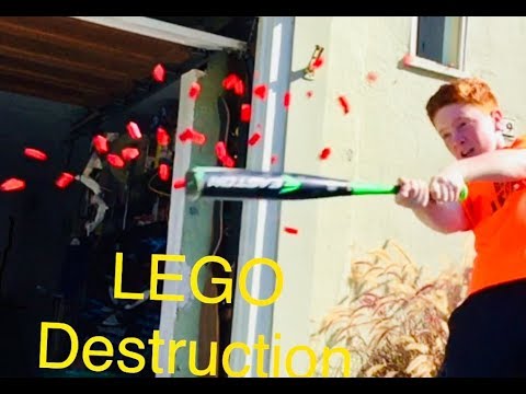Satisfying Slow-Mo LEGO DESTRUCTION - YouTube