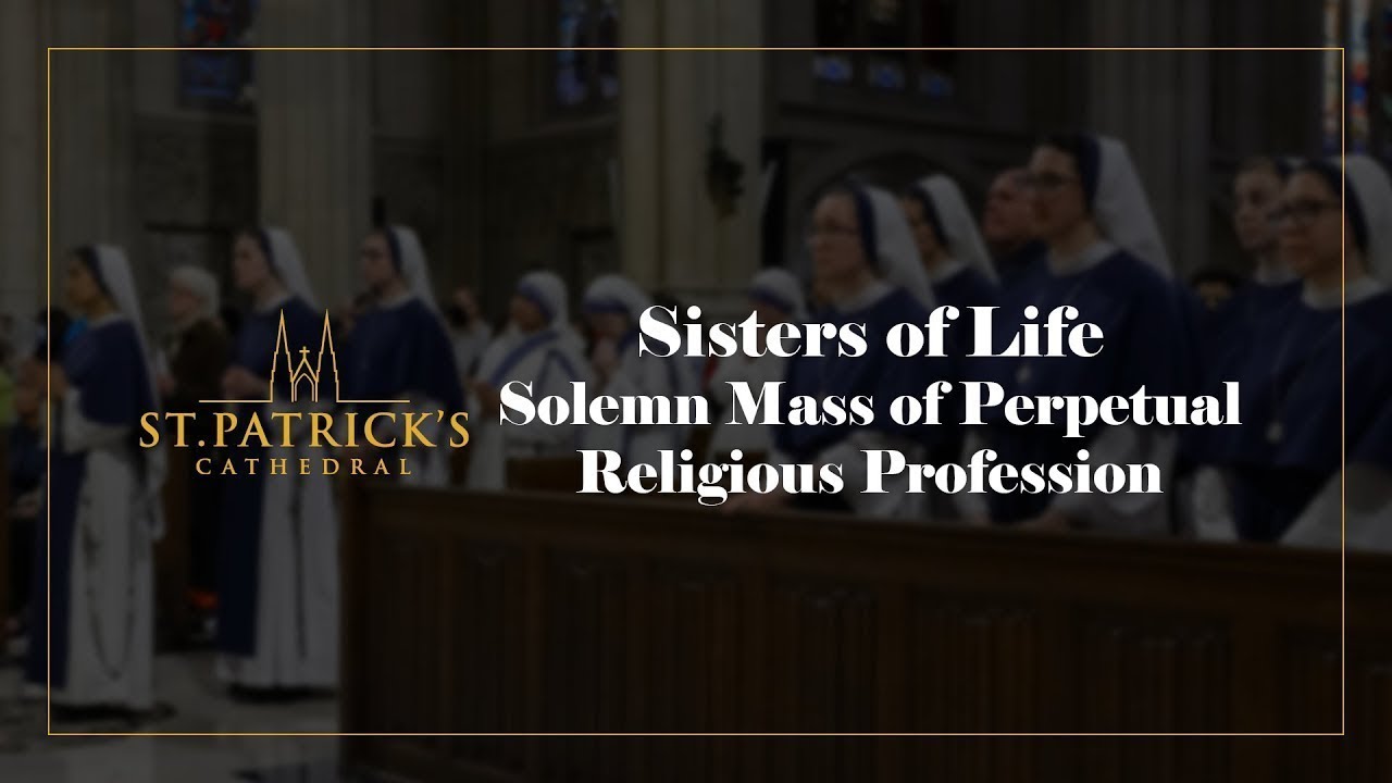 Sisters of Life Solemn Mass of Perpetual Religious Profession - August ...
