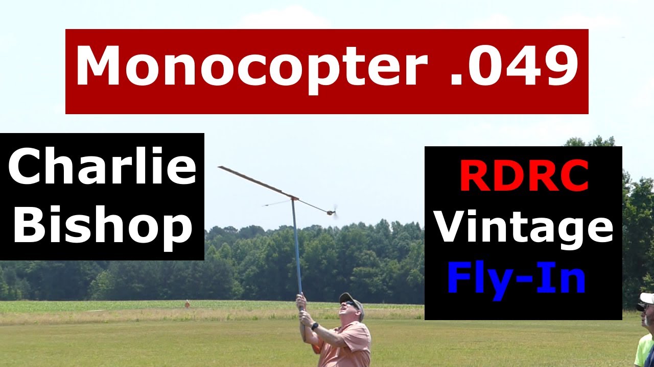 Monocopter / Mono Wing Cox .049 Charlie Bishop at RDRC Blast From The ...