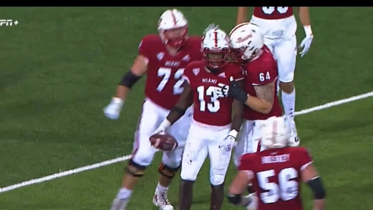 Ball State vs Miami Ohio Highlights College Football Week 13 | 2022 ...