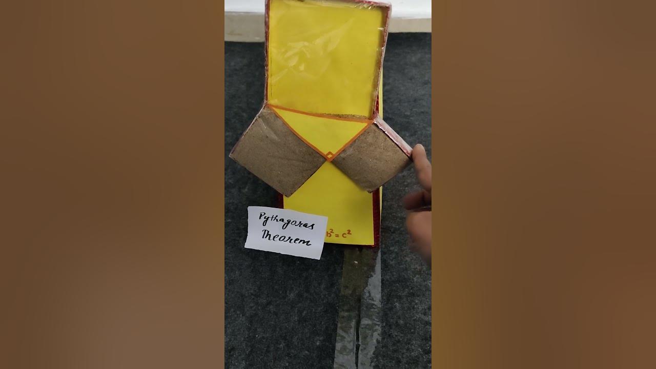 Pythagoras Theorem Working Model #Maths - YouTube