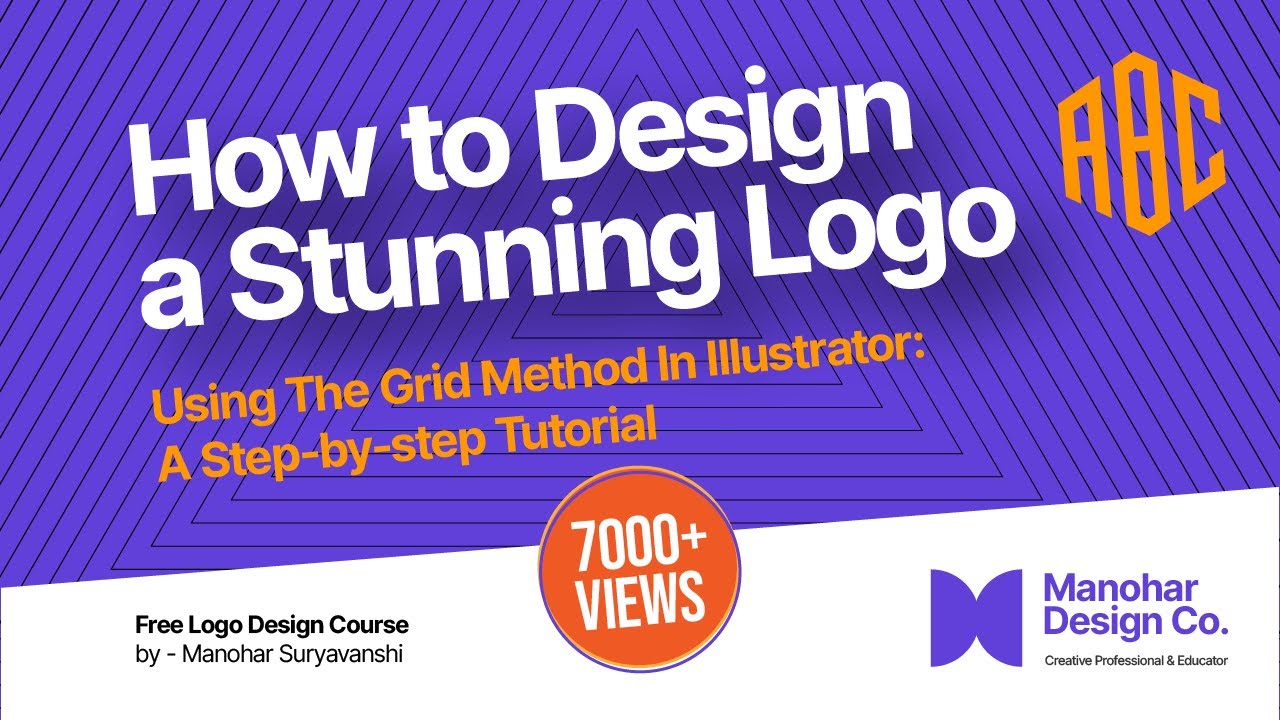 How to Design a Stunning Logo using the Grid Method in Illustrator: A ...