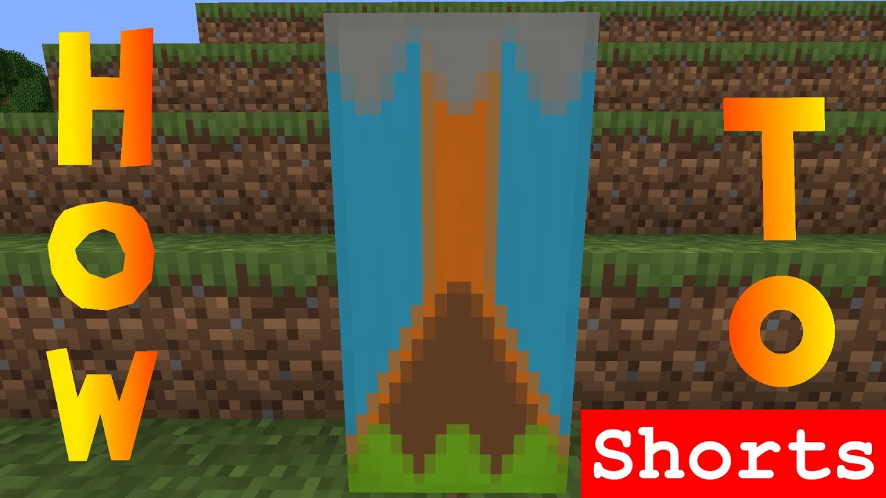 Minecraft: How to Make a Volcano Banner - Tutorial ( #Shorts ) - YouTube