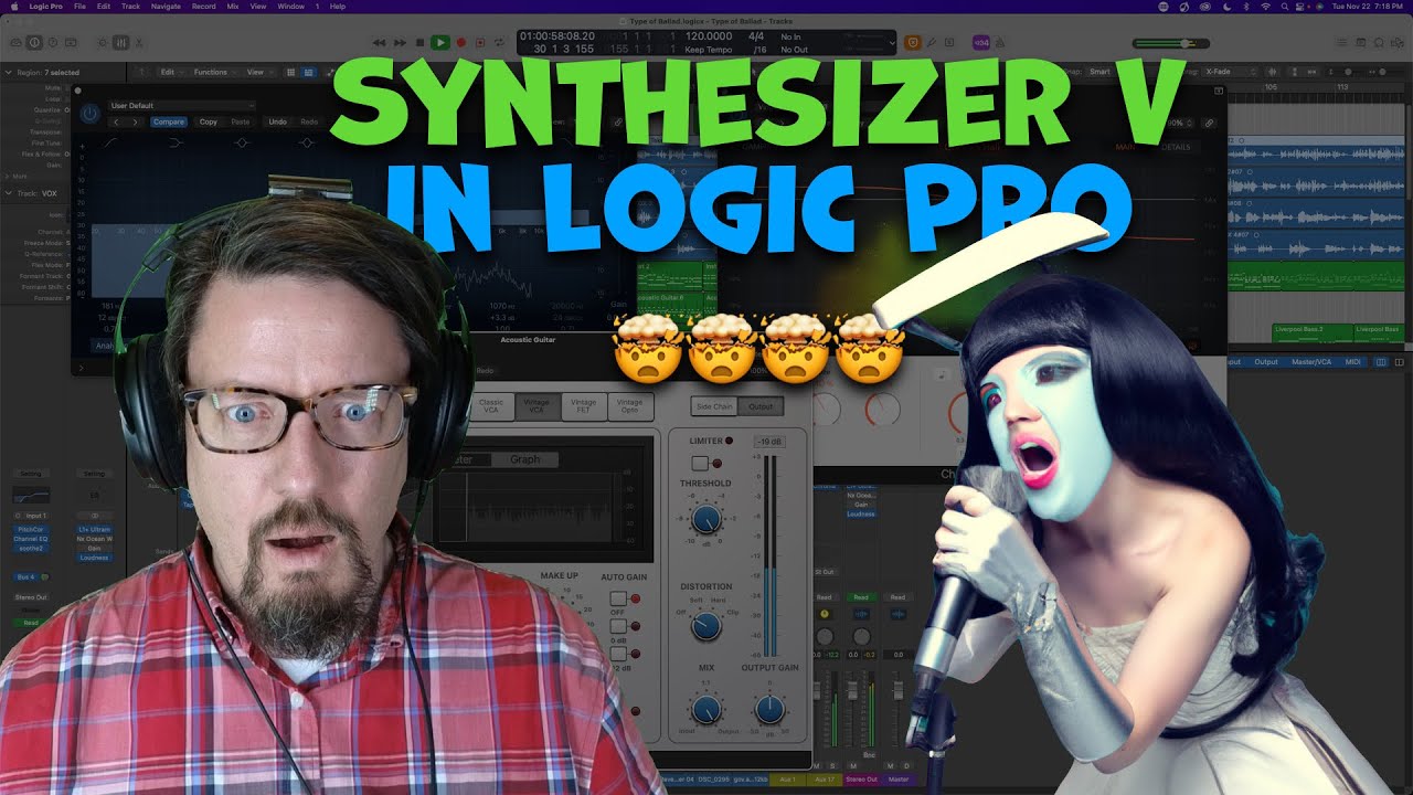 Synthesizer V (AI Vocalist) in Logic Pro! | Livestream + Q&A - YouTube