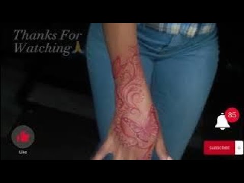 Do Hand Tattoos Hurt ??🤯 Red Hand Tattoo Tattoo Time Lapse LIVE ...