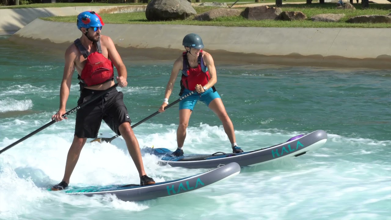 Paddle Boarding at the Whitewater Center - YouTube