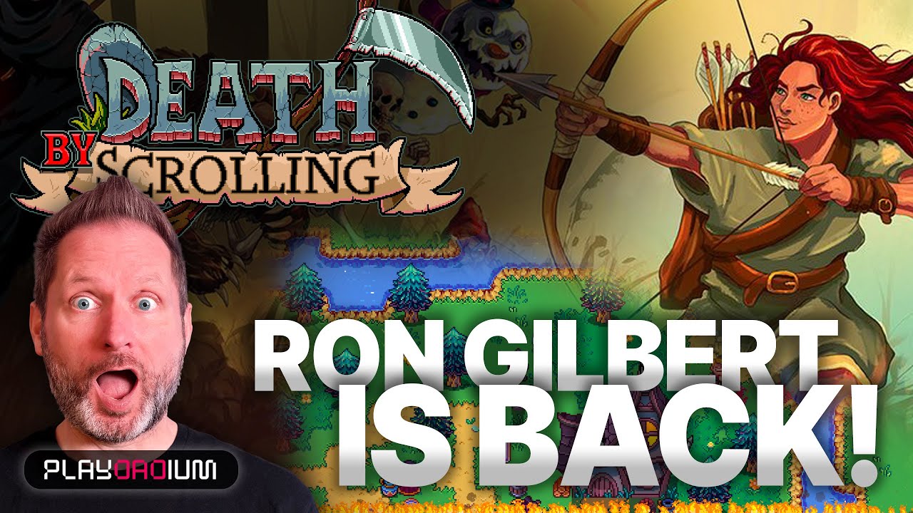 Ron Gilbert is BACK! Death by scrolling kann nur gut sein… Oder? - YouTube