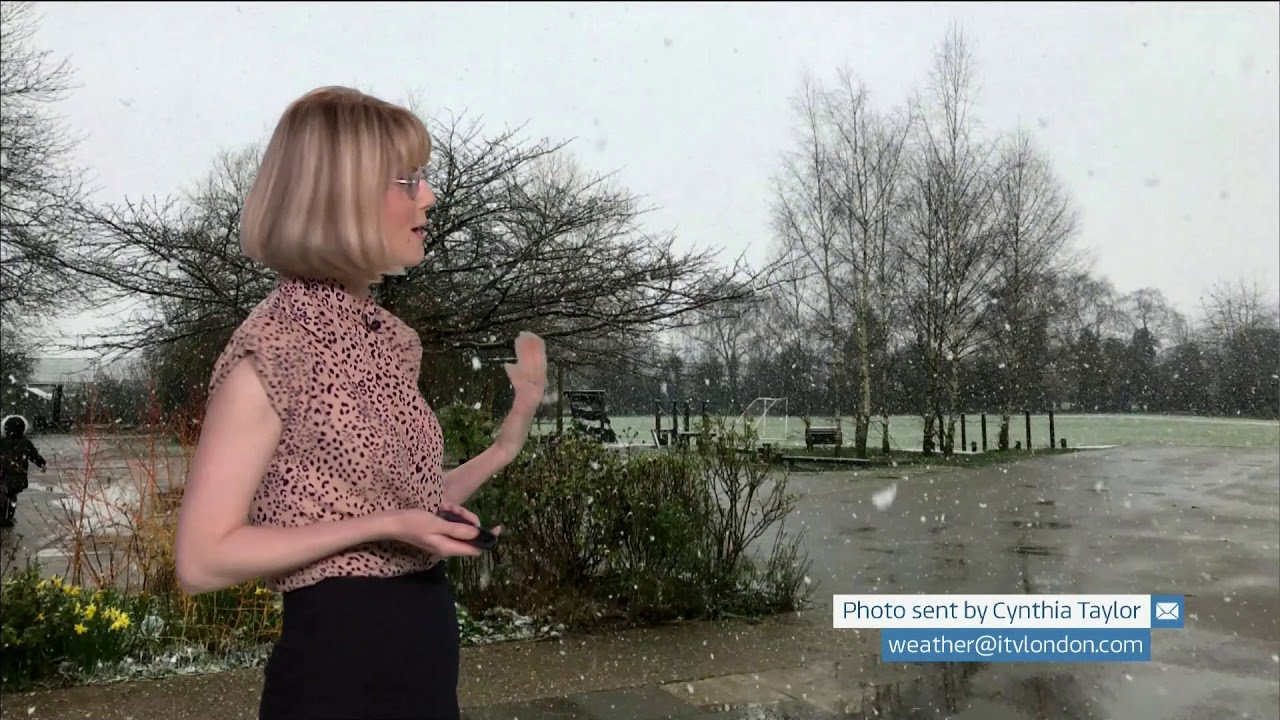 Winter weather picture with Sally (snow) (UK) - ITV London News - 27th ...