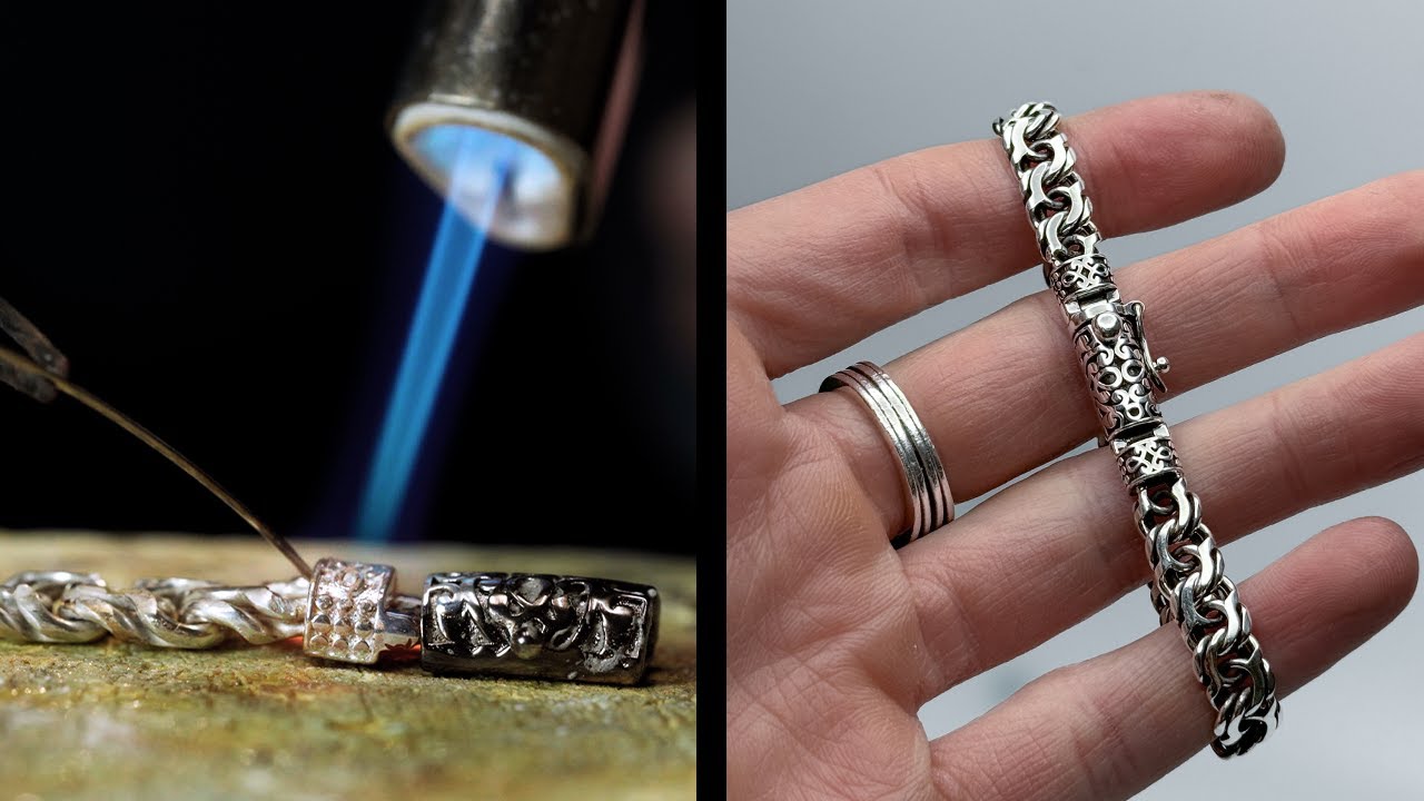 Crafting a Handmade Silver Bracelet | 1800s Jewelry Making Techniques ...