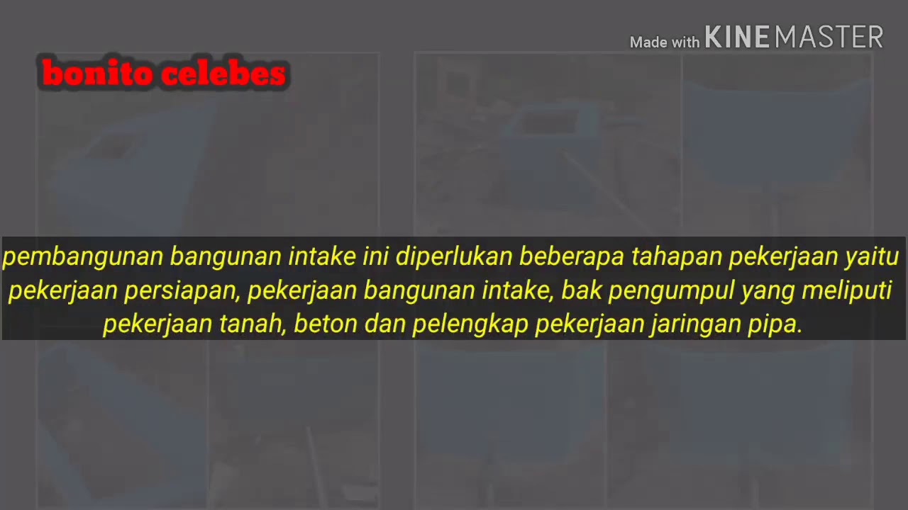 Proses pembuatan bangunan bak intake - YouTube