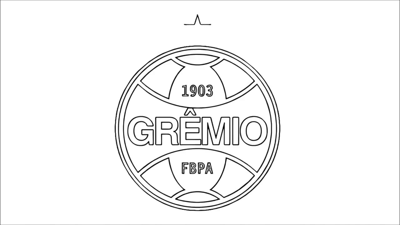 HOW TO DRAW THE GRÊMIO LOGO - YouTube