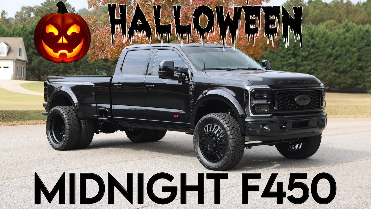 HALLOWEEN 2024 Ford F450 Platinum MIDNIGHT Reserve Super Duty - YouTube