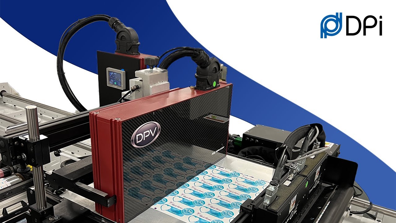 18" UV DPi Inkjet Printhead Running at 330fpm | Hawk M7 - High-Speed ...