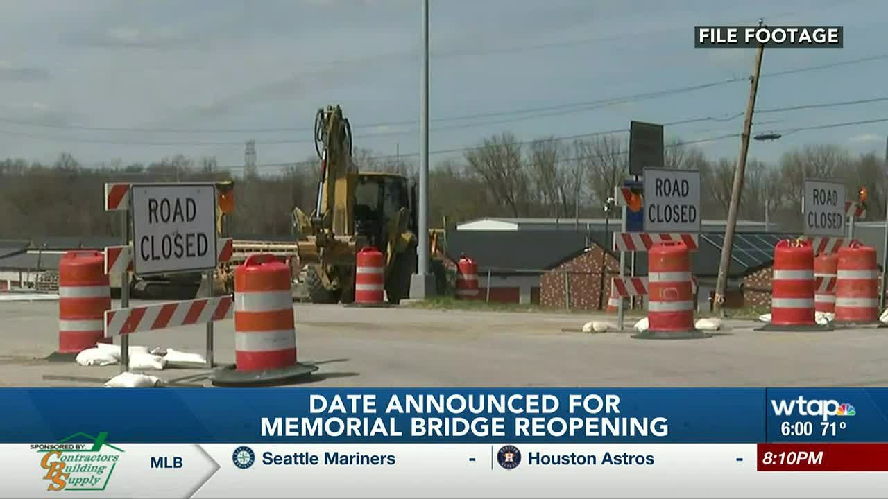 Date announced for Memorial Bridge reopening - YouTube