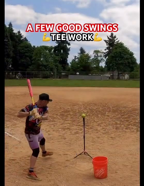 A few good swings - BP TEE WORK #softball #softballseason # ...