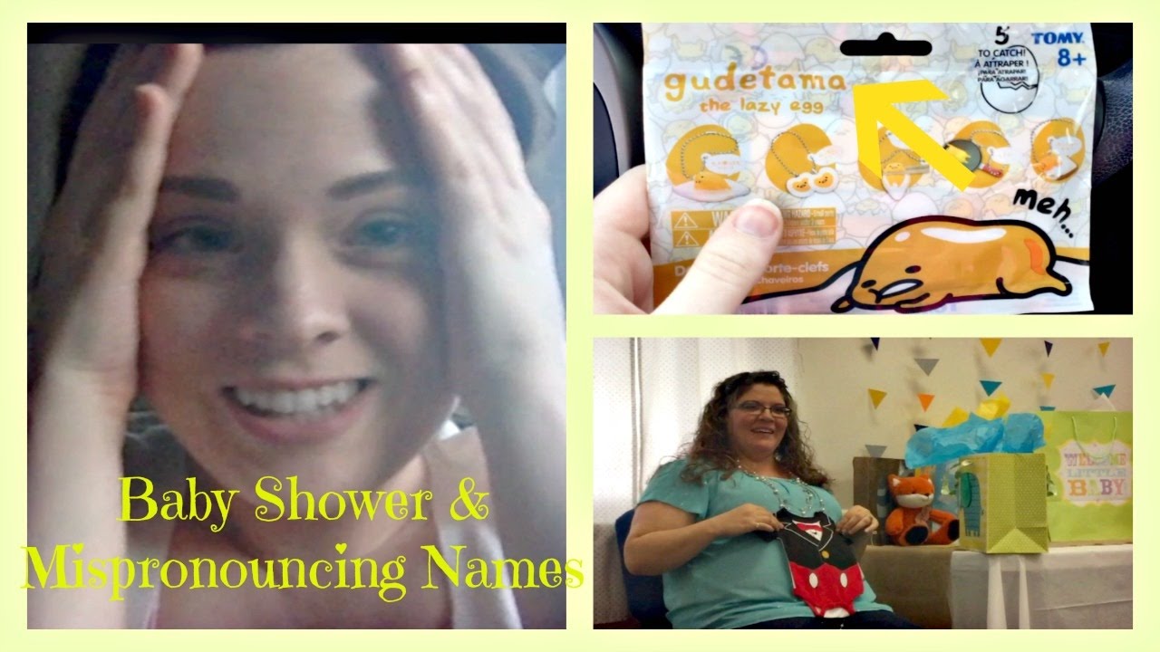 Baby Shower & Mispronouncing Names | DizzieMissLizzie - YouTube