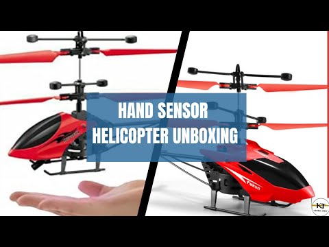 Hand sensor Helicopter Unboxing&Testing //KIDDIEZ TAKE - YouTube