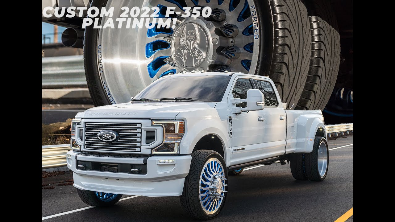2022 Ford F350 on 28" Specialty Forged Wheels - YouTube