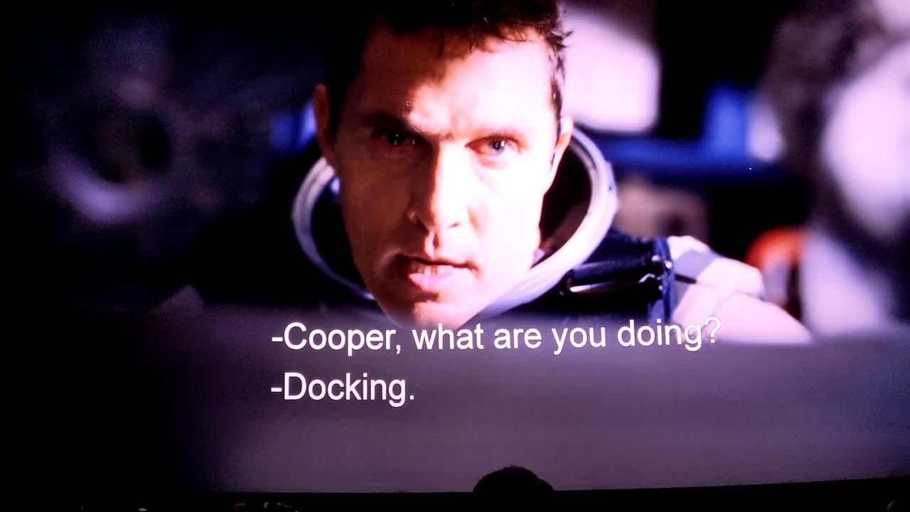 Docking Scene - Interstellar (2014) - Re Release - PVR Priya with IMAX ...