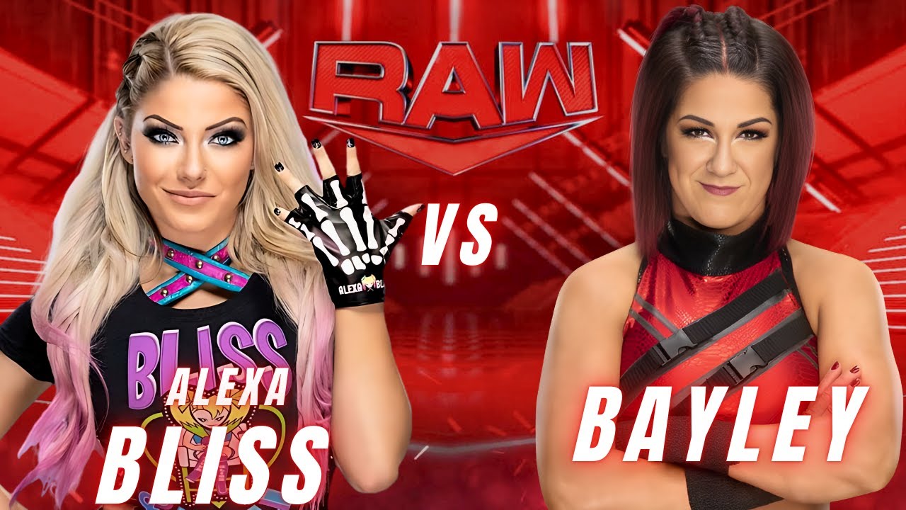 FULL MATCH : Alexa Bliss vs. Bayley at RAW | Alexa and Bayley fight ...