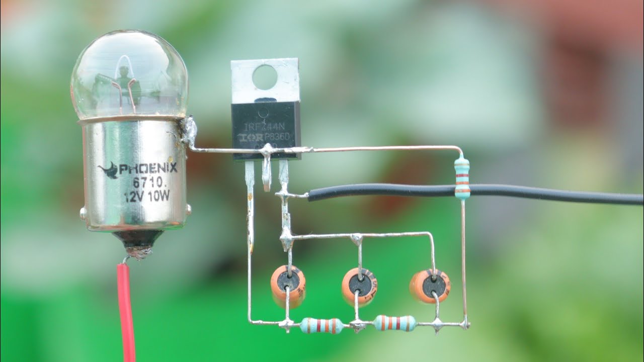 Simple Project Using Single Mosfet - YouTube