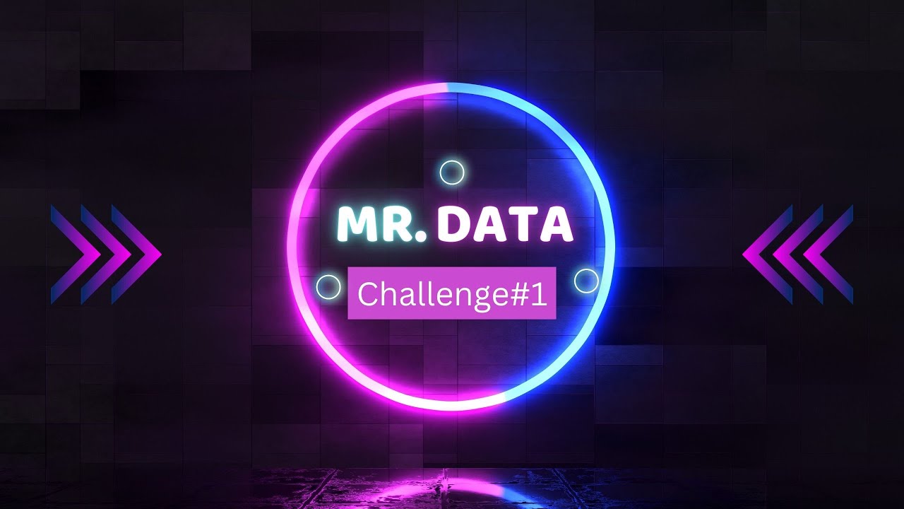 Mr. Data Power BI Challenge#1 Solution - YouTube