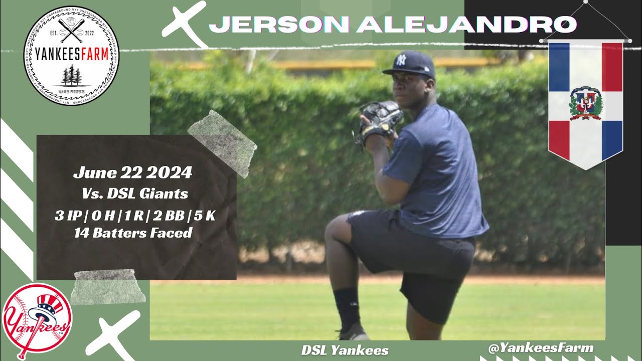 Jerson Alejandro Vs DSL Giants 6/22/24 - YouTube
