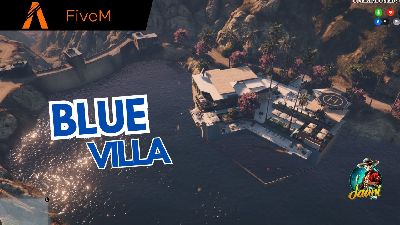 Fivem Blue Villa (Beautiful Location) - Fivem MLO/Custom Fivem Mlo ...
