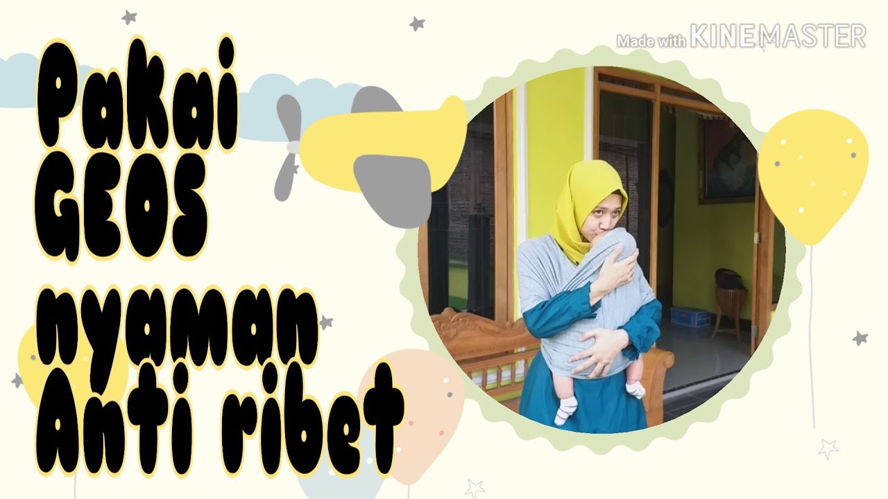 Tutorial Pemakaian Gendongan Kaos 2in1 || Cara Pakai Geos Instan - YouTube