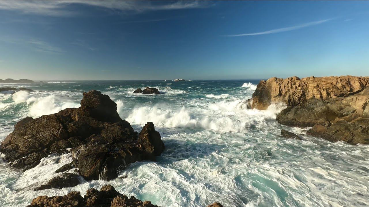 Epic Big Waves v2 - Sunrise , Nature, Meditation, Stress Relief ...