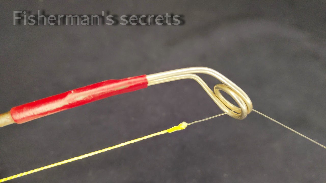 How to tie two fishing lines with a machin knot (carrot knot) - YouTube