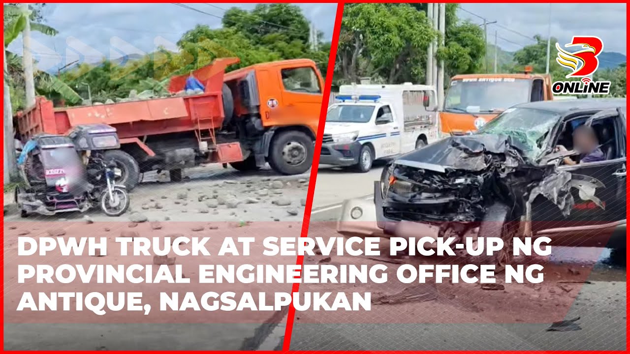 DPWH truck at service pick up ng Provincial Engineering Office ng ...