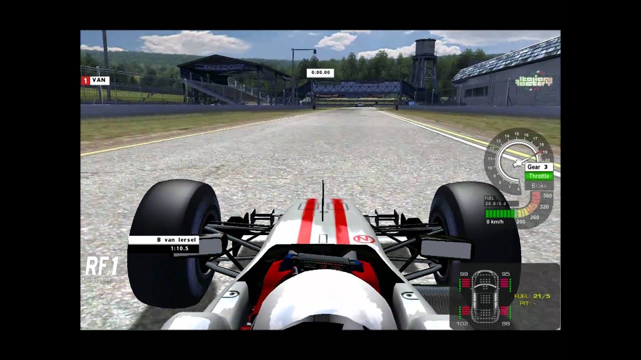 rFactor - 24 Hours of Toban Track - Testing Super Formula Diesel ...