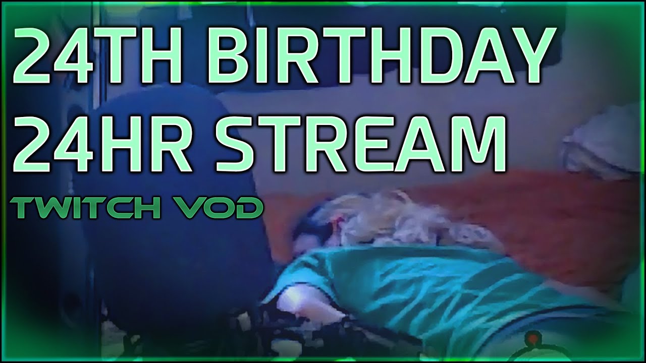 [1/3] 24HR 24TH BIRTHDAY STREAM! (RaC2 First Person, ACIT, Phasmo, Fall Guys) - YouTube