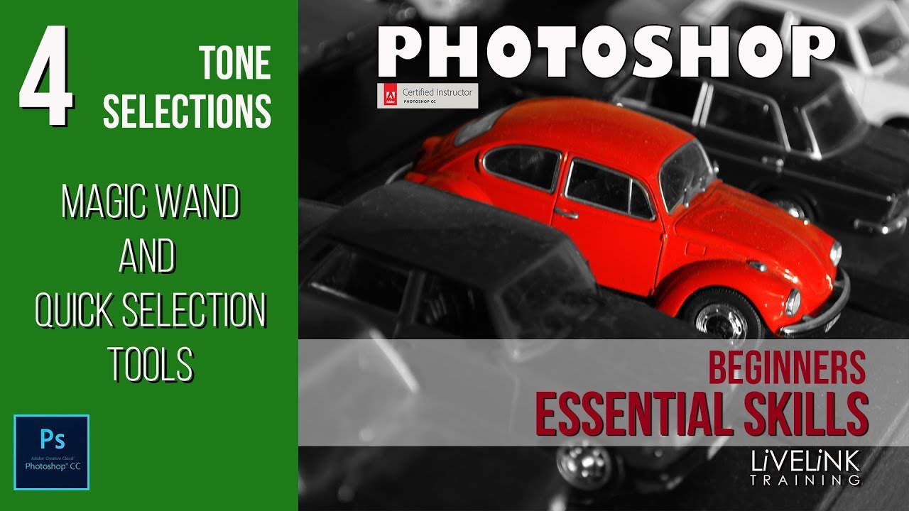 The Magic Wand and Quick Selection Tools: Photoshop Beginners Essential ...