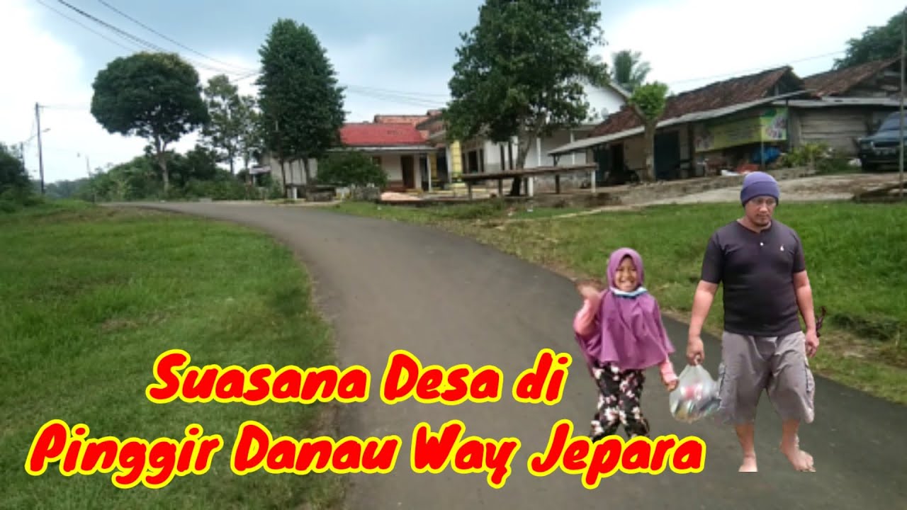 Suasana desa di Sekitar Danau way jepara || Danau Way Jepara LAMPUNG ...