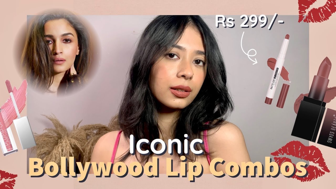 Recreating Bollywood Celebrities Lip Combos #YourLipOutfit | Swiss ...