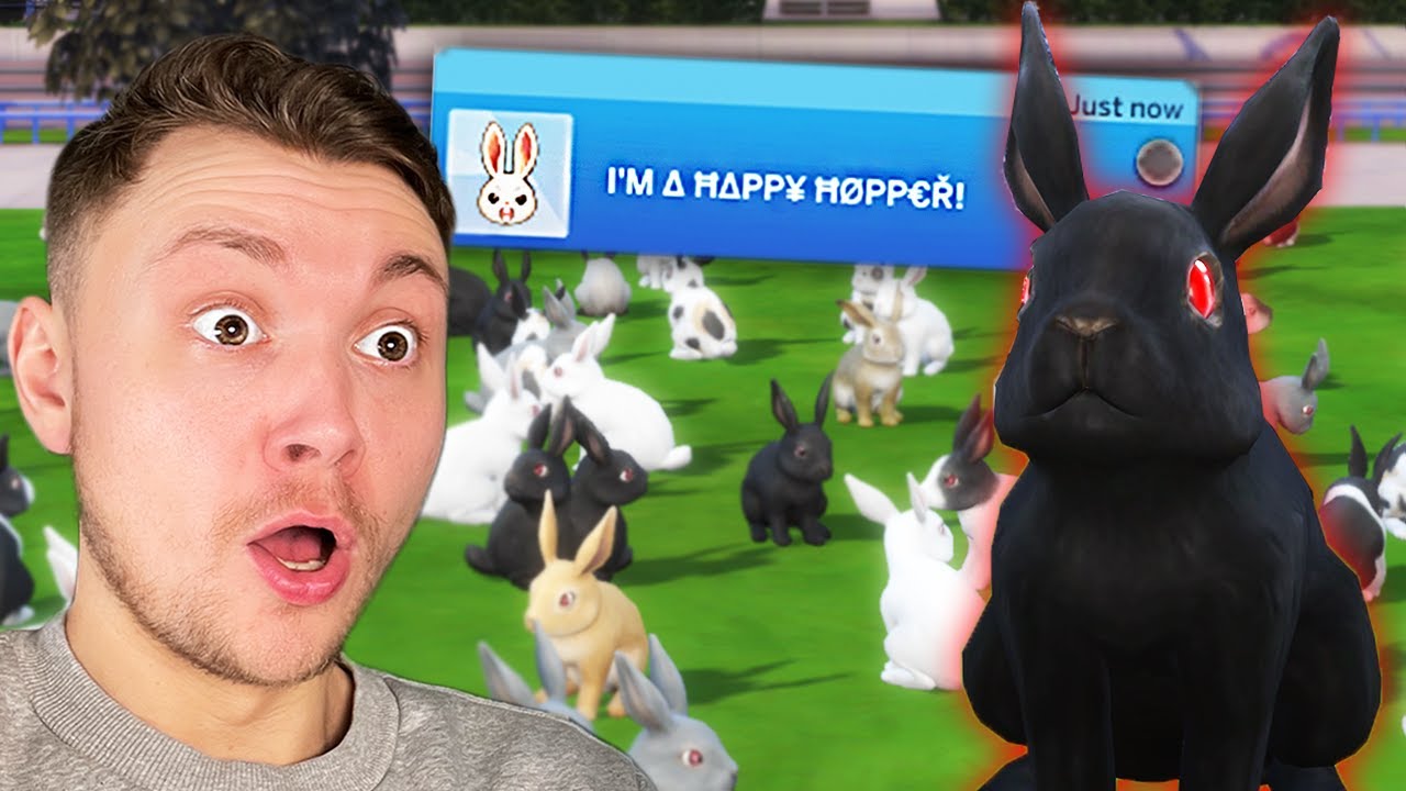 I broke The Sims 4 with 1000 killer rabbits (Bunny Apocalypse) - YouTube