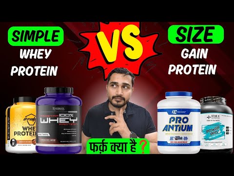 Size Gain Protein VS Simple Whey Protein | Muscles Building Protein ...
