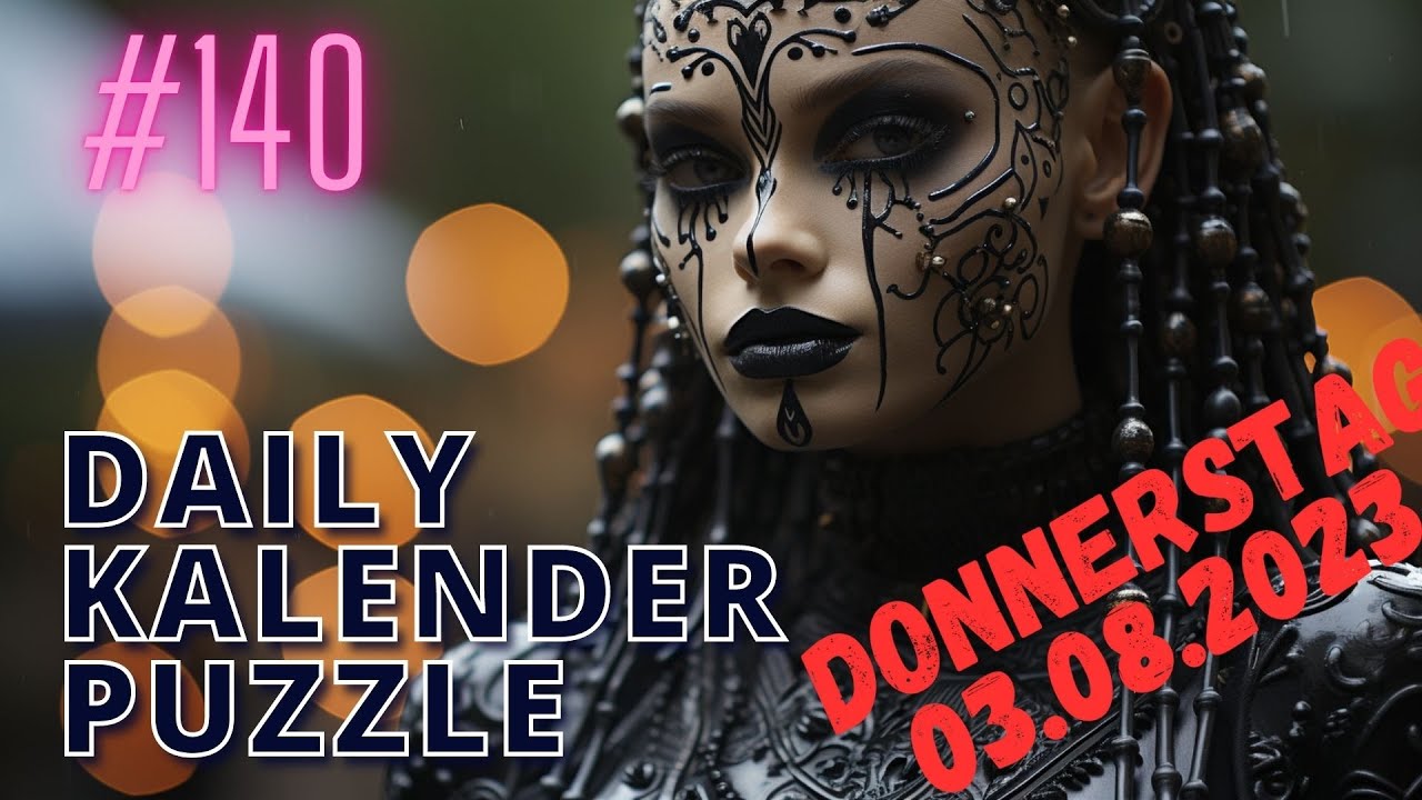 Neugierig? Tägliches Kalender Puzzle 🧩 lösen! 03. August 2023 - YouTube