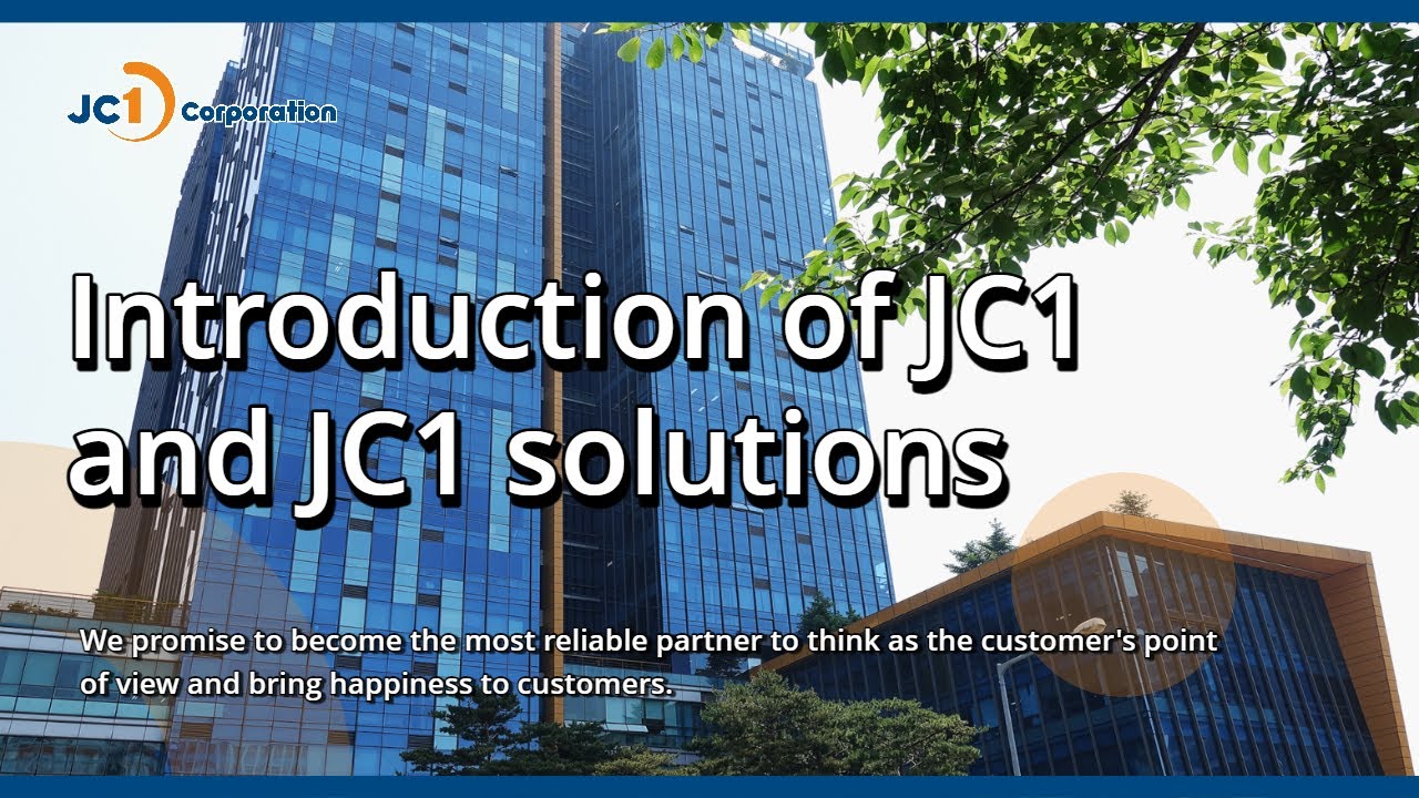 Introduction of JC1 and JC1 solutions(제이씨원 소개) - YouTube